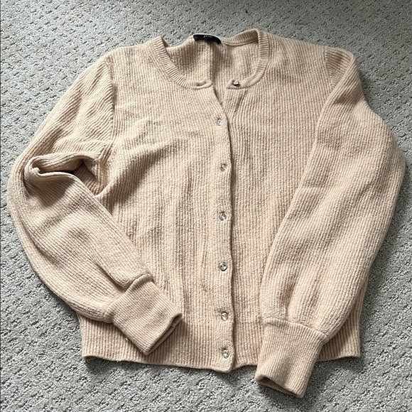 J. Crew | Sweaters | J Crew Womens Light Tan Cardigan Sweater | Poshmark